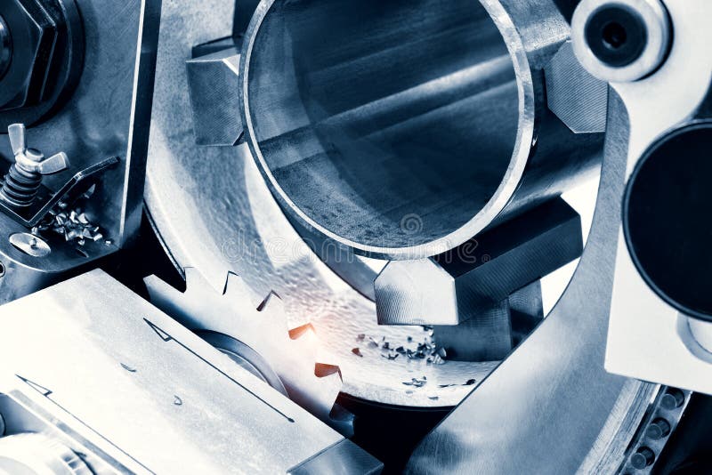 Industrial Circular Saw Machine for Metal Close-up, Industrial Metal ...