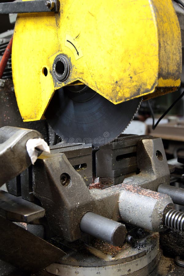 Industrial circular saw stock image. Image of electric - 100102361