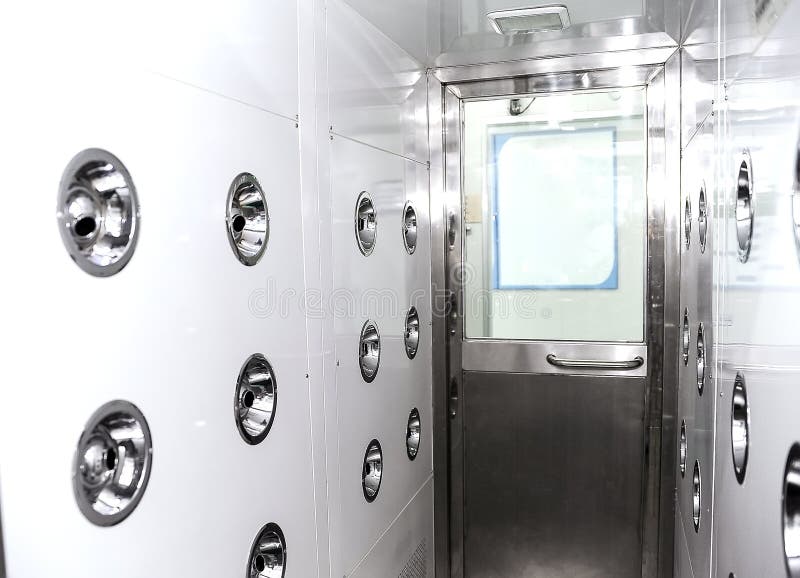 Industrial cleanroom stock image. Image of control, chamber - 97856719