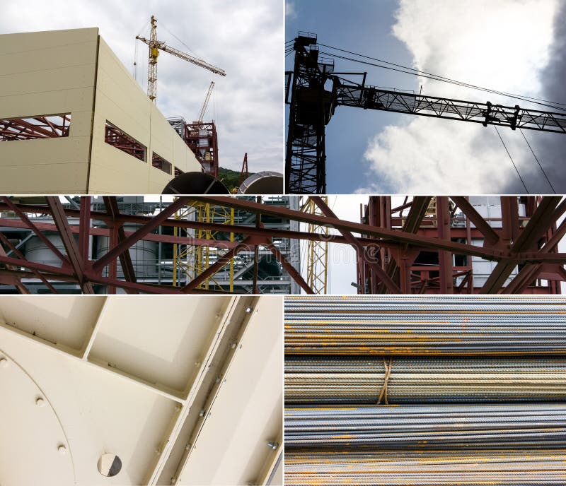 Industrial collage stock photo. Image of work, designs - 54883762