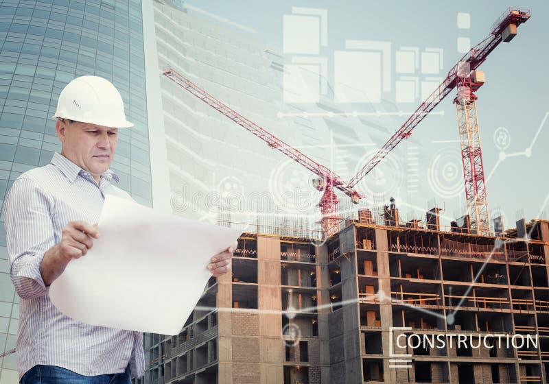 Industrial Collage With Charts Stock Image - Image of concept ...