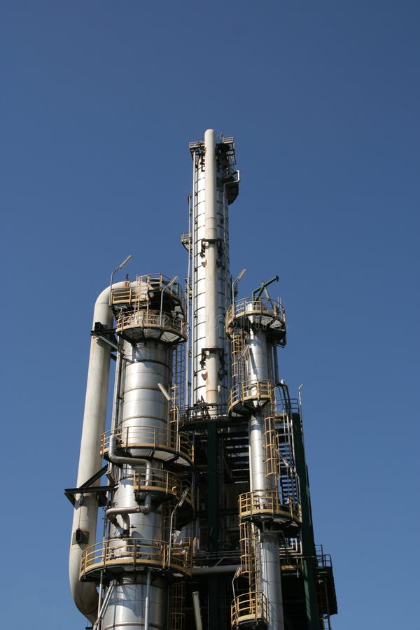 Industrial columns stock image. Image of chemical, equipments - 2472159