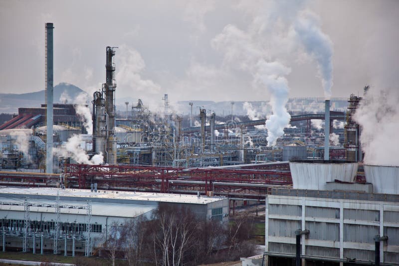 Industrial complex stock photo. Image of exterior, company - 22980746