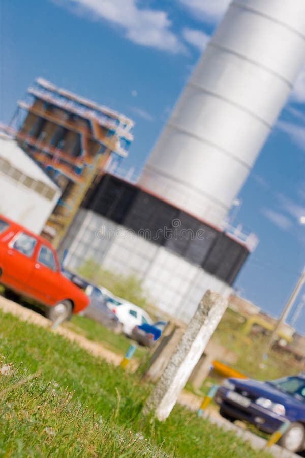 Industrial Complex Illustration Stock Photo - Image of technology ...