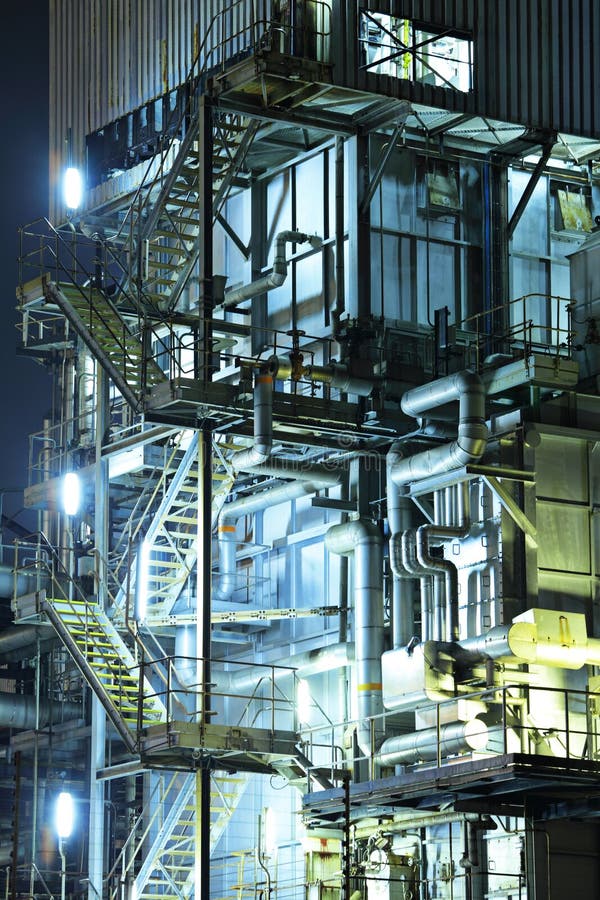 Industrial complex stock image. Image of heavy, energy - 37992417