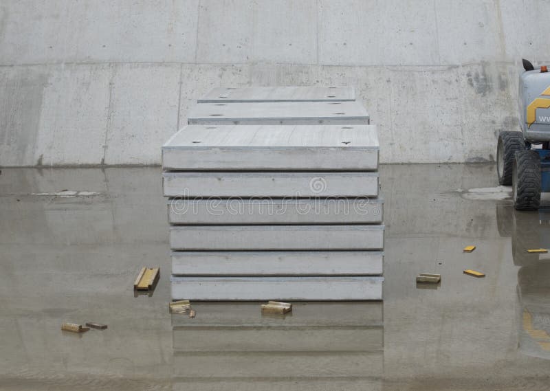 Industrial Concrete Building and Industrial Architecture Stock Image ...