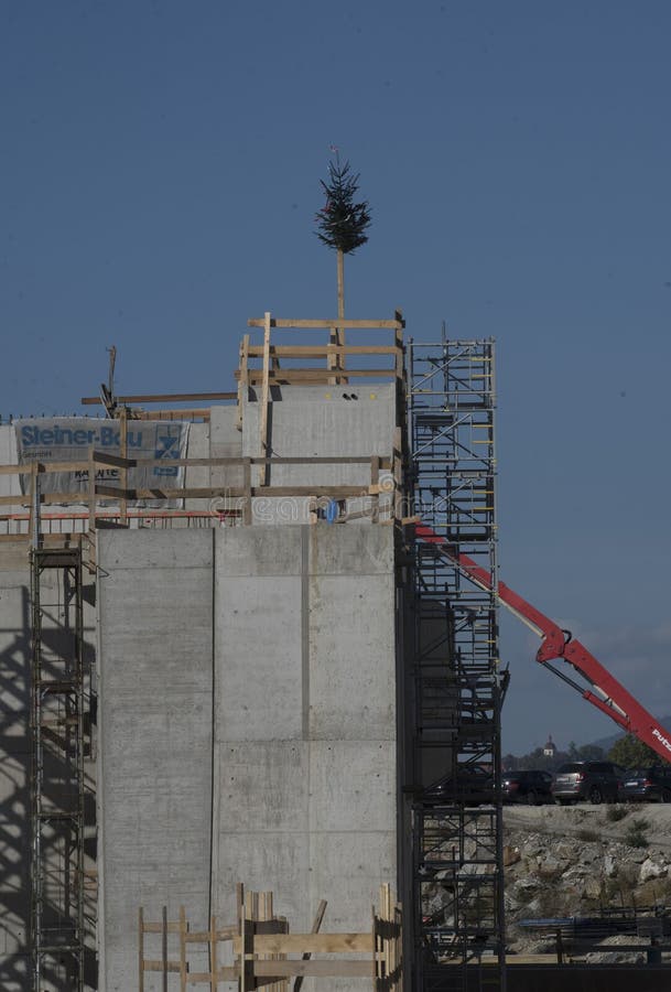 Industrial Concrete Building and Industrial Architecture Editorial ...