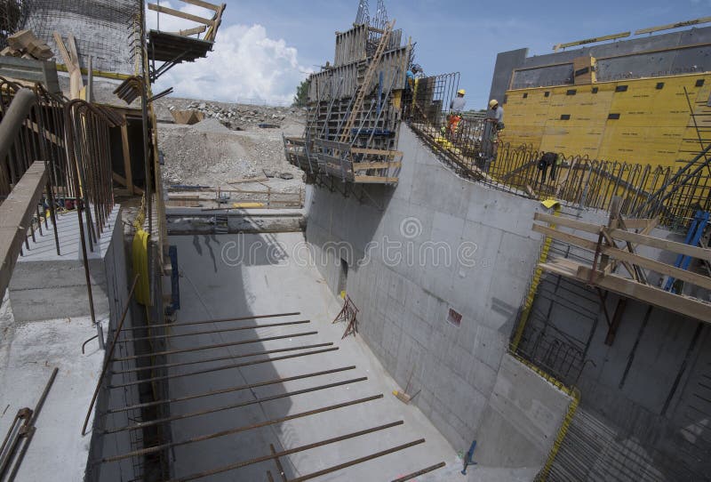 Industrial Concrete Building and Industrial Architecture Editorial ...