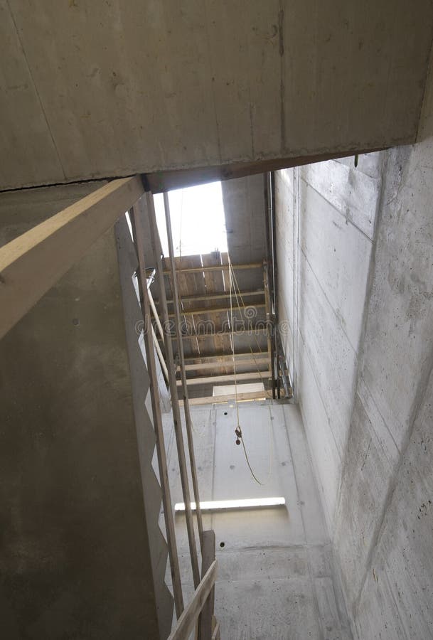 Industrial Concrete Building and Industrial Architecture Stock Photo ...