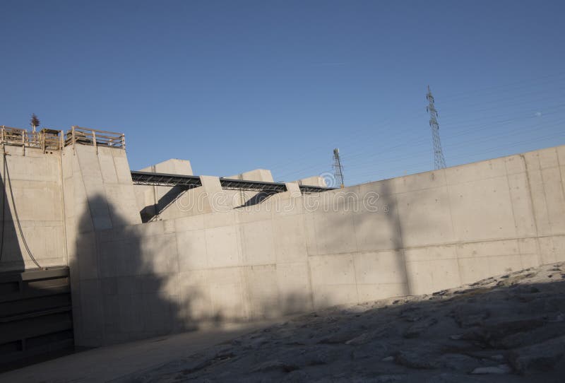 Industrial Concrete Building and Industrial Architecture Stock Photo ...