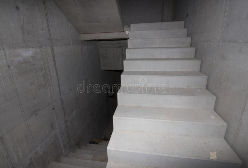 Industrial Concrete Building and Industrial Architecture Stock Image ...