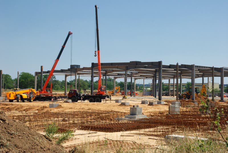 Industrial construction stock photo. Image of machine - 5986074