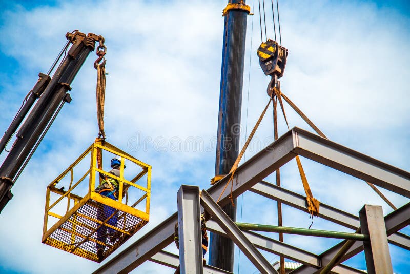 Industrial Construction Worker Frames Stock Image - Image of business ...