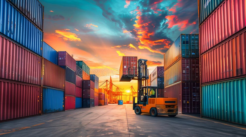 Freight Logistic Ship Cargo Stock Illustrations – 38,741 Freight ...