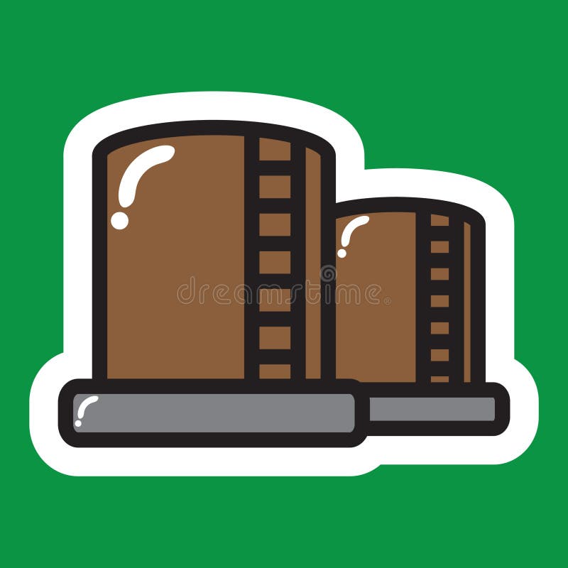 Industrial Containers. Vector Illustration Decorative Design Stock ...