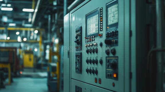 Industrial Control Panel stock photo. Image of factory - 373005996