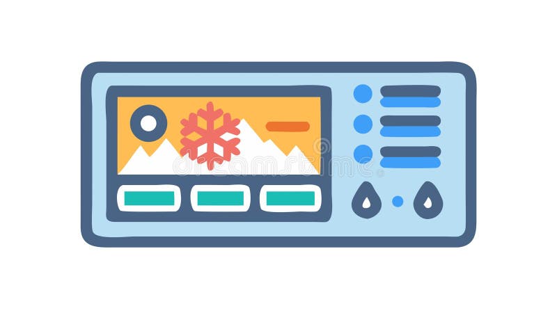 Industrial Control Panel with Gears and Dials, Automation, Manufacturing, Vector Design ...