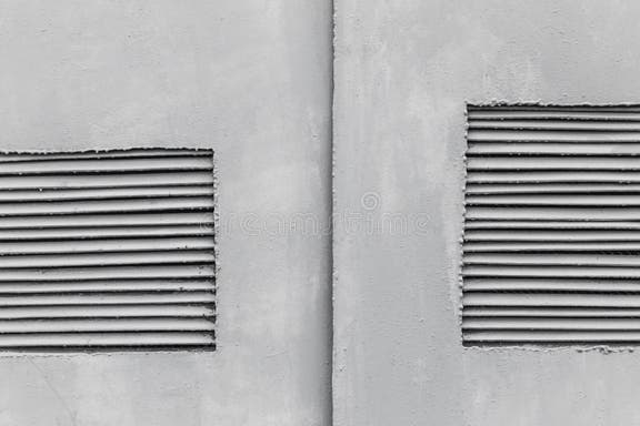 Industrial Cooling Ventilation Grille, Panel Mounted in the Wall of the ...