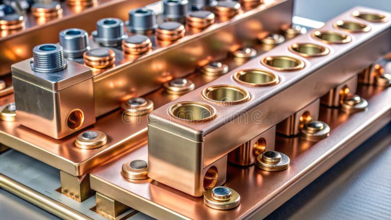 Industrial Copper Bus Bar Connecting and Distributing Power in ...