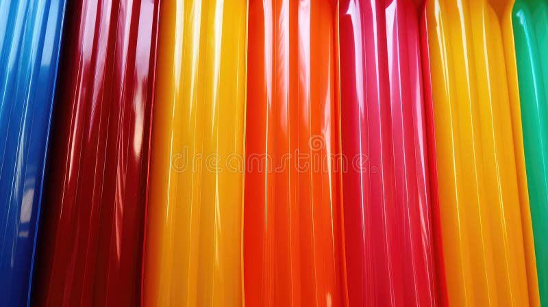 Industrial Corrugated Plastic Texture Stock Illustration - Illustration ...