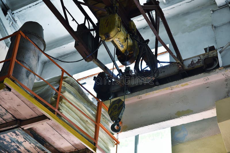 Industrial crane hook stock photo. Image of iron, hoist - 108518430