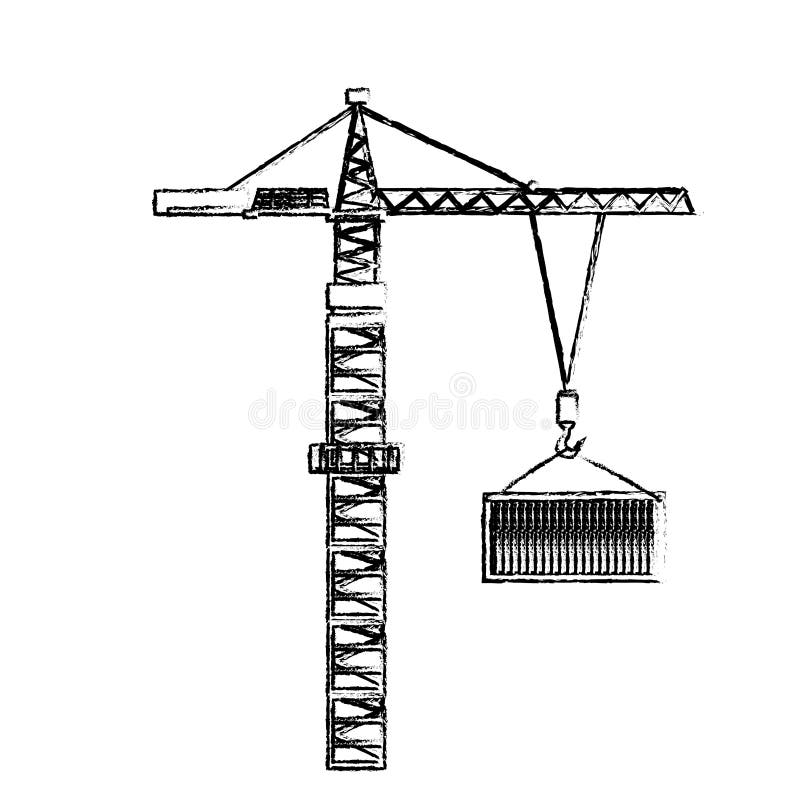 Crane Loading Cargo Container Import Container Ship in the ...
