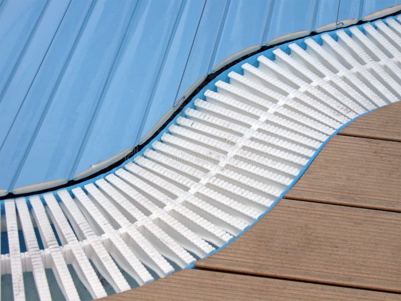 Industrial Curve Plastic Construction, Stock Photo - Image of textures ...