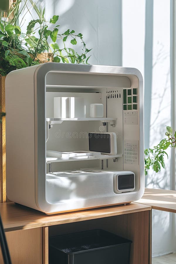 Industrial 3D Printer Creating Sustainable Housing Module in an Urban ...
