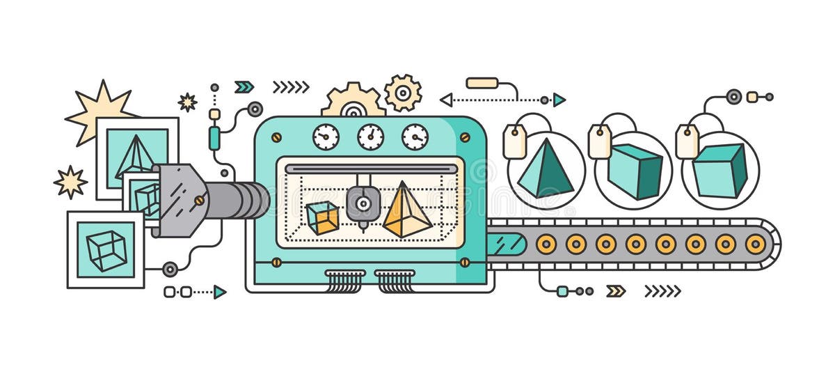 Additive Manufacturing Stock Illustrations – 6,081 Additive ...