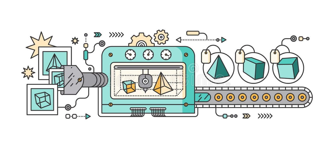 Additive Manufacturing Stock Illustrations – 3,508 Additive ...