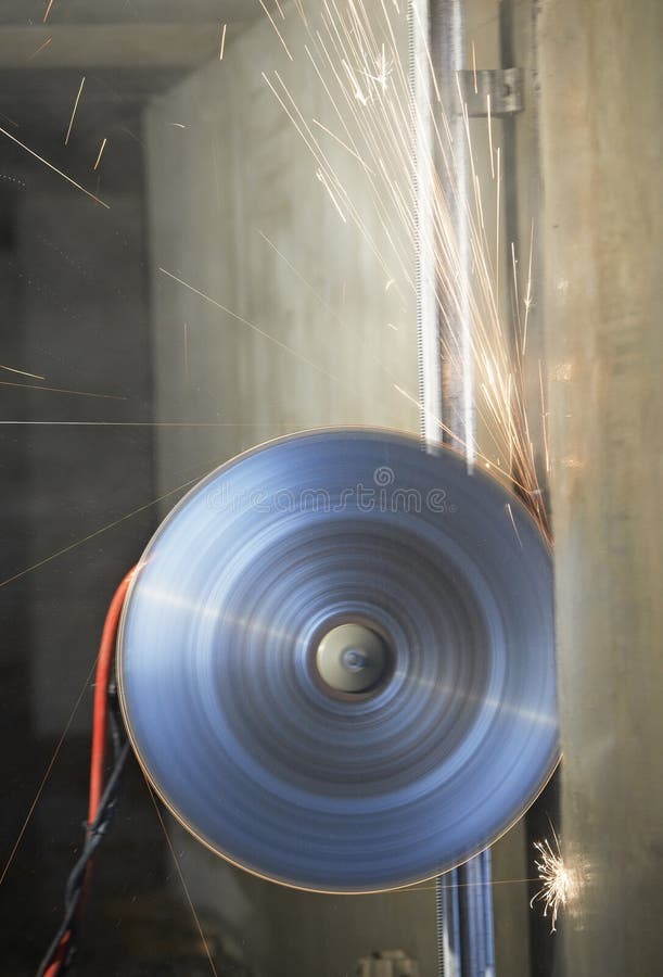 Industrial Demolition Disc Saw Machine Stock Image - Image of ...