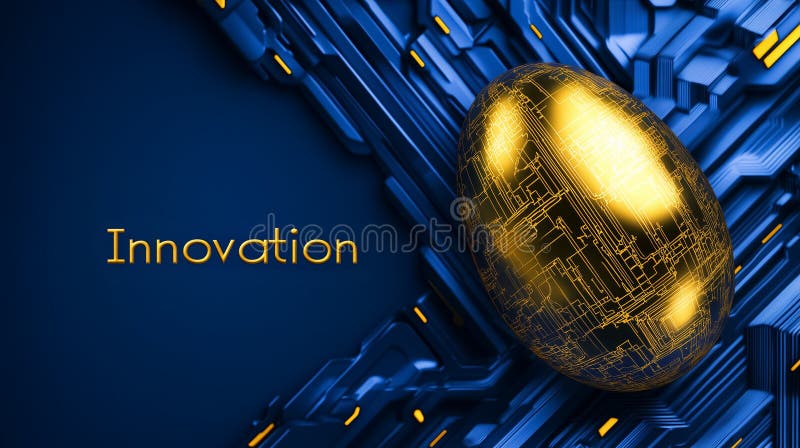 An Industrial Design Banner Features Technical Easter Egg Illustrations ...