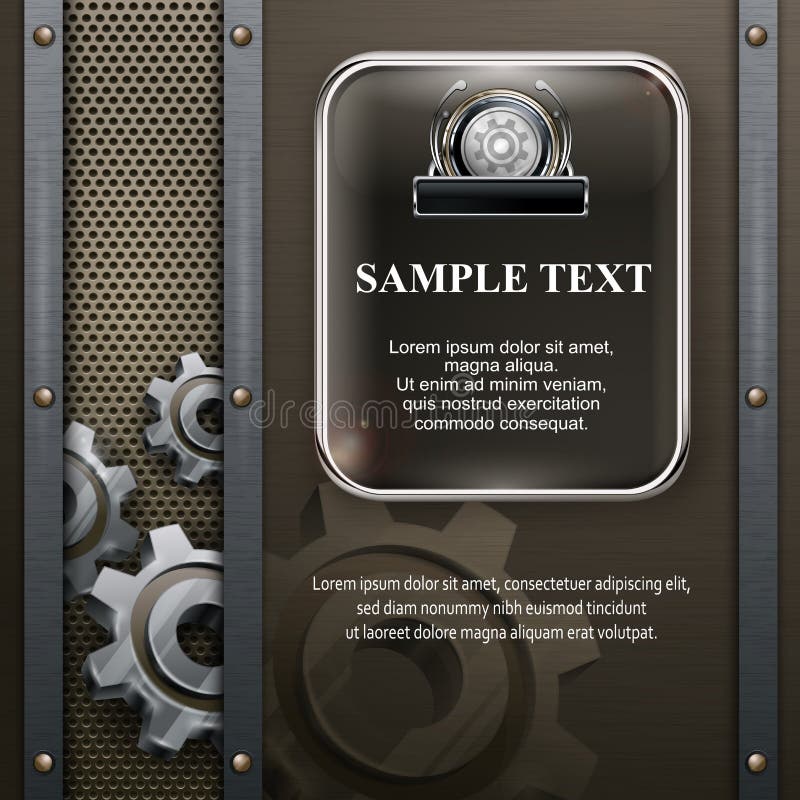 Industrial design banner stock vector. Illustration of label - 54006888