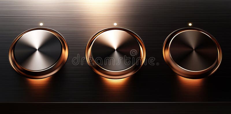 An Industrial Design Close-up of a Metal Surface with Round Fasteners ...