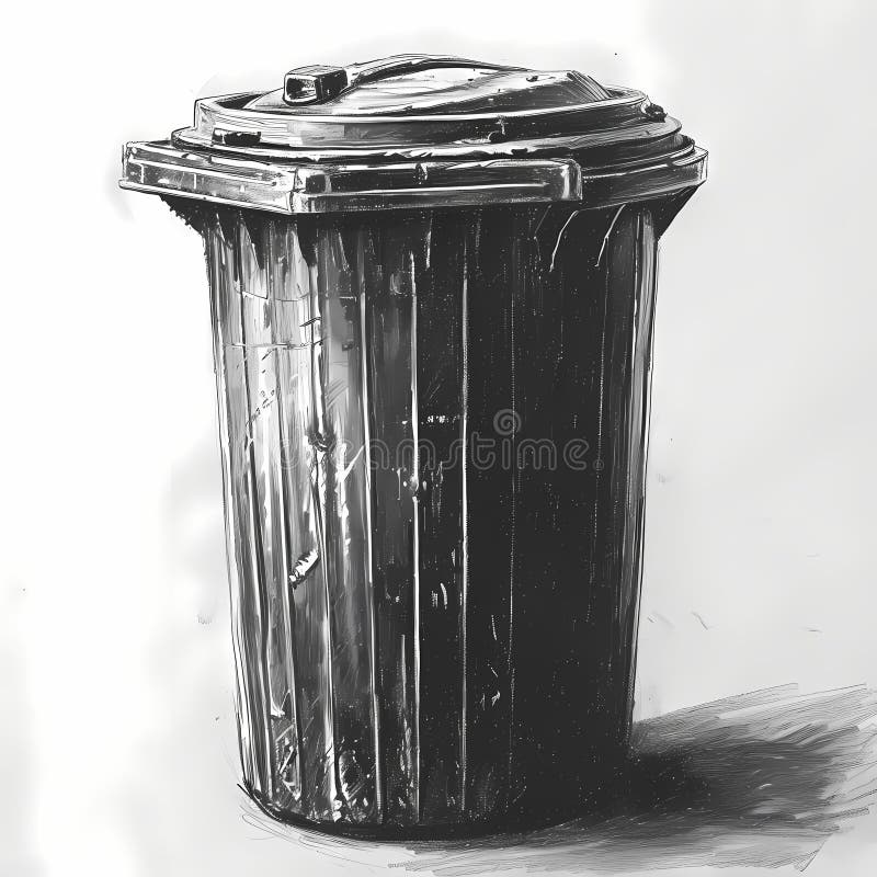 A Pencil Drawing of Concept Smart Watch, a Digital Watch with a Black ...