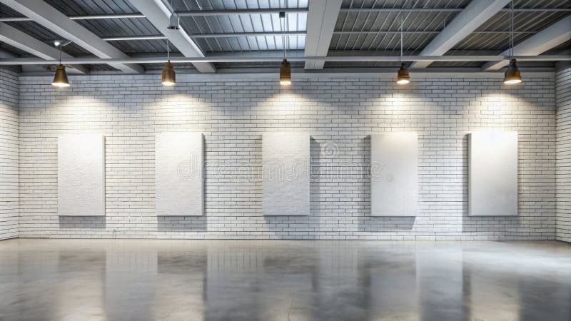 Industrial Design Showcase Modern Exhibition Hall with Versatile Image ...