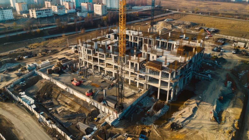 Industrial Development Building Under Construction at Engineering ...