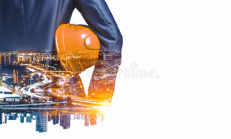 Industrial Development Project. Mixed Media Stock Image - Image of ...