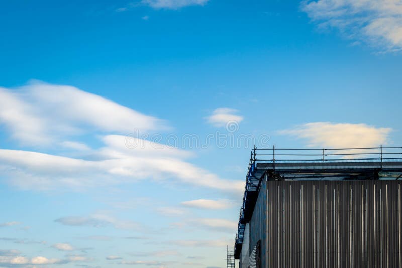 Industrial Distribution Warehouse Construction Frame in England Uk ...