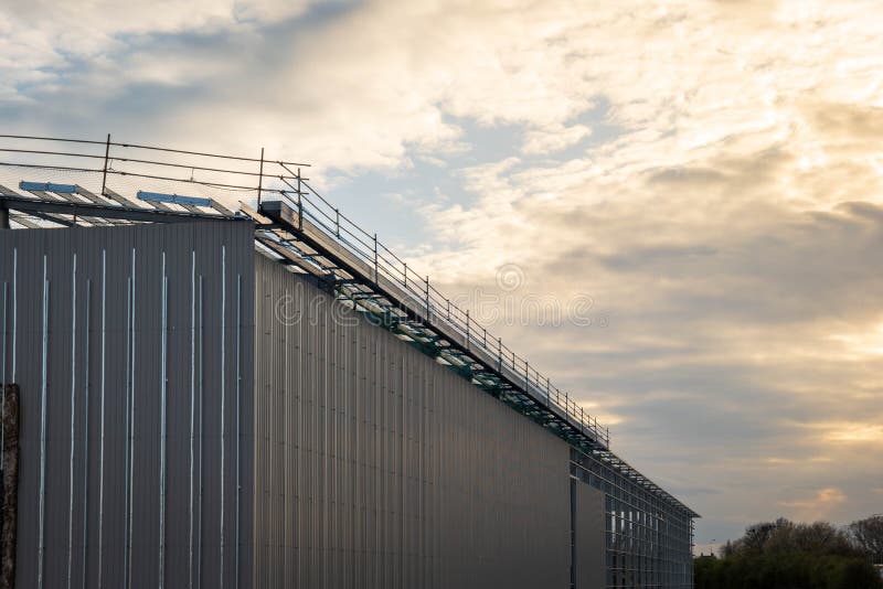 Industrial Distribution Warehouse Construction Frame in England Uk ...