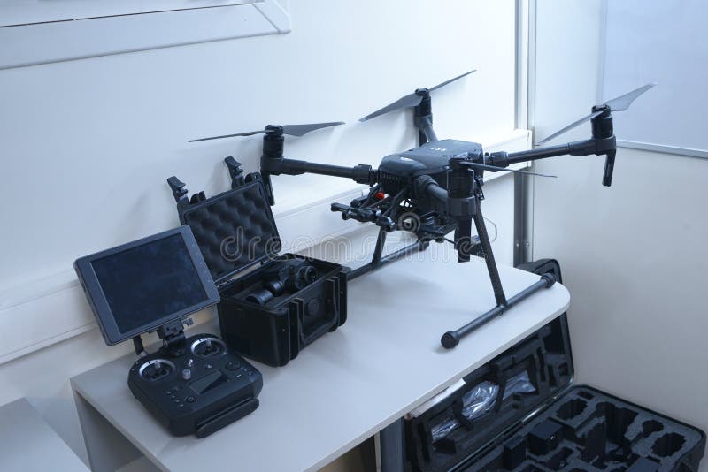 Industrial Drone, Remote Control, Camera and Box Ready To Use Stock ...