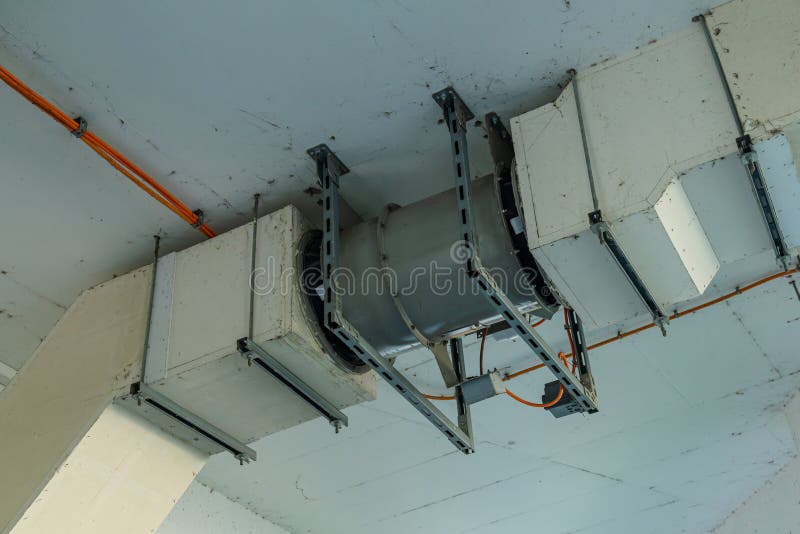 Industrial Ductwork System Installation in a Commercial Building Stock ...