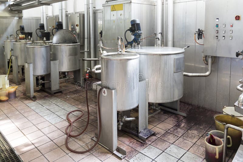 Industrial dyeing stock image. Image of tank, tanks - 110676539