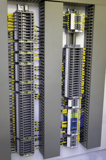 Industrial Electrical Cubicle Stock Image - Image of circuit ...