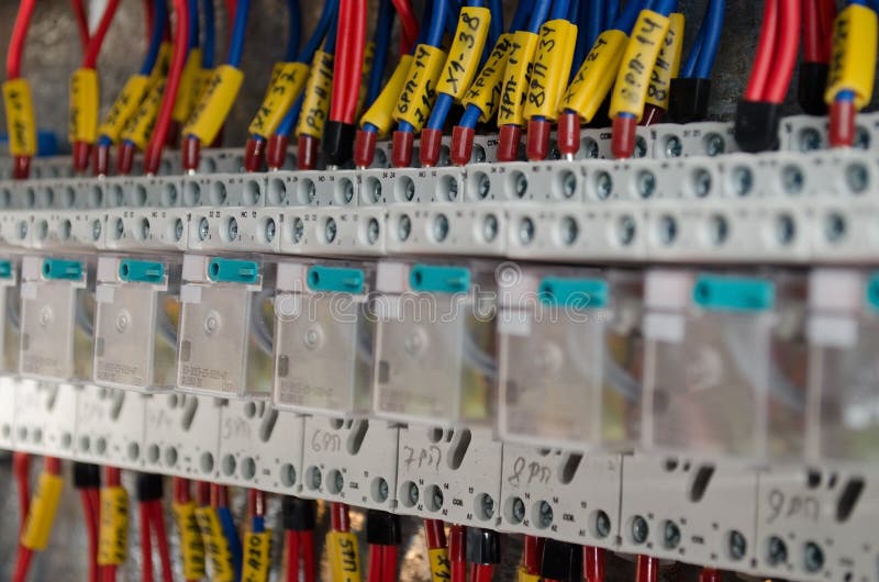 Industrial Electrical Equipment Stock Photo - Image of distribution ...