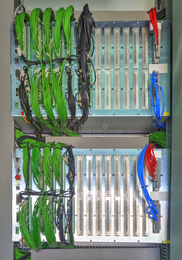Industrial Electrical Panel with Electronic Devices for Relay ...