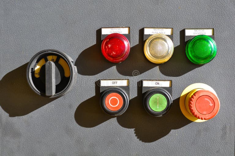 Industrial Electrical Switch Panel Stock Photo - Image of electricity ...