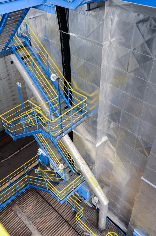 Industrial Electrostatic Filter Stock Photo - Image of warming, fuel ...