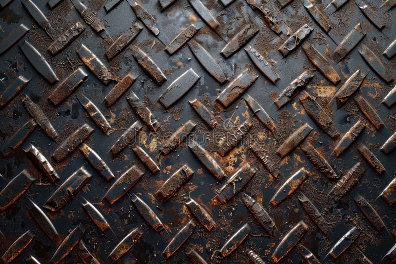 Industrial Elegance. Iron Texture Concept Stock Illustration ...