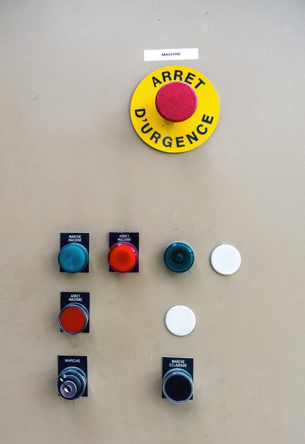 886 Industrial Emergency Stop Control Panel Stock Photos - Free ...